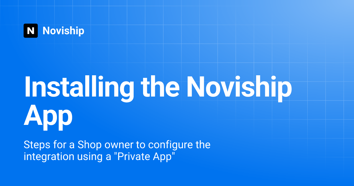 Installing the Noviship App | Noviship